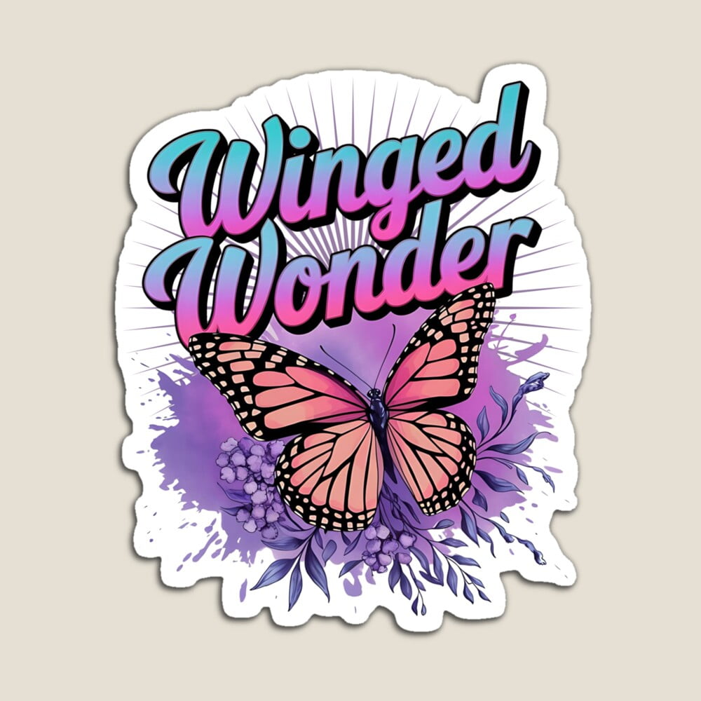 DOPASTICKER Winged Wonder - Butterfly Whisperer - Wings Of Wonder Fly ...