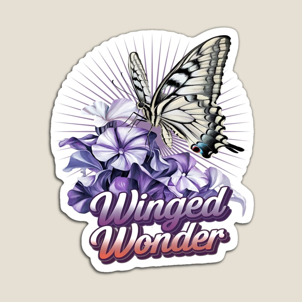 DOPASTICKER Winged Wonder - Butterfly Whisperer - Wings Of Wonder Fly ...