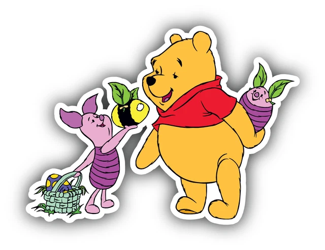 DOPASTICKER Winnie The Pooh Cartoon Sticker Decal Phone Decal Water ...