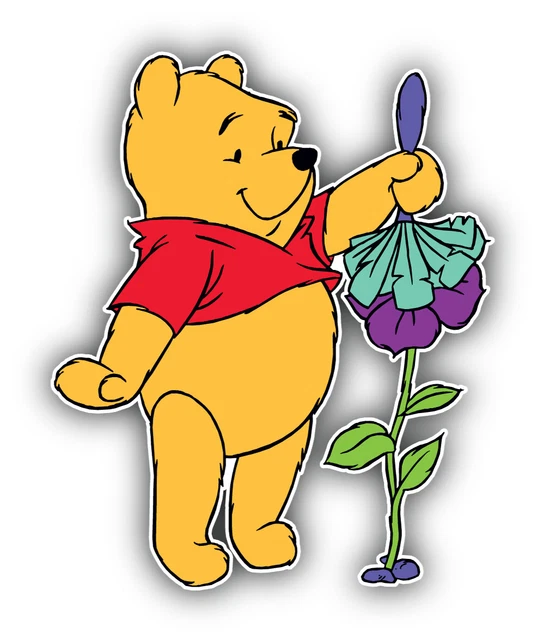 DOPASTICKER Winnie The Pooh Cartoon Sticker Decal Phone Decal Water ...