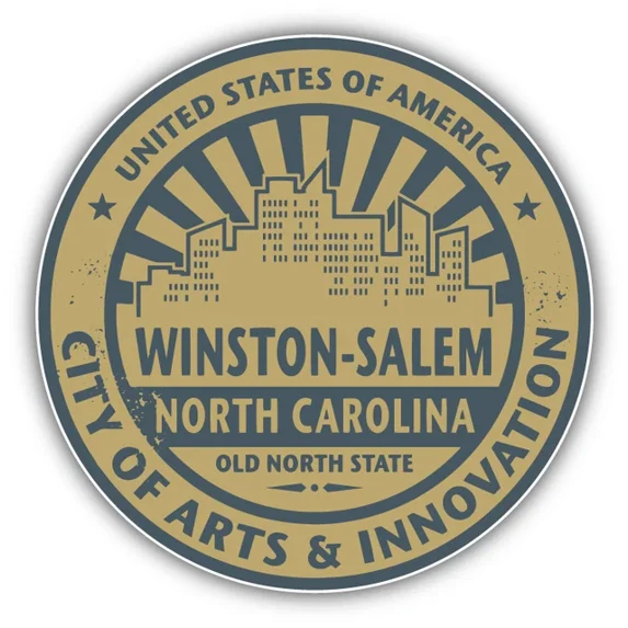 DOPASTICKER Winston Salem City Usa Sticker Decal Phone Decal Water ...