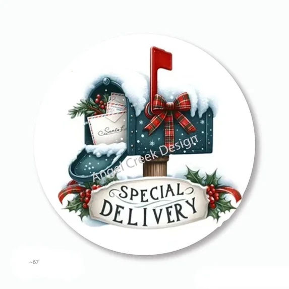 DOPASTICKER Winter Mailbox Special Delivery Scrapbook Stickers Phone ...
