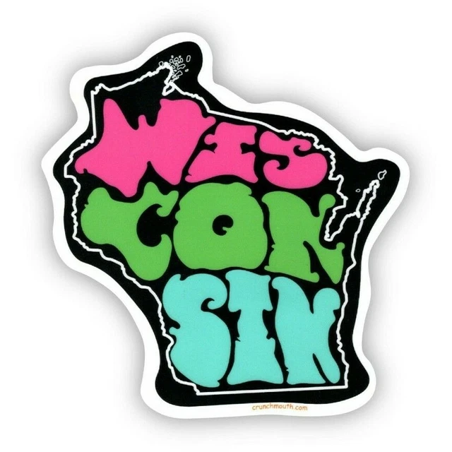 DOPASTICKER Wisconsin State Travel Decal Car Truck Sticker Laptop Phone ...