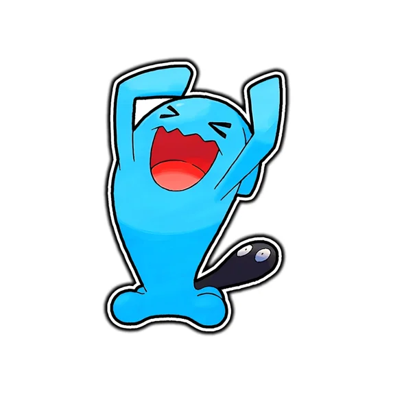 DOPASTICKER Wobbuffet Sticker Decal Phone Decal Water Bottle Stickers ...