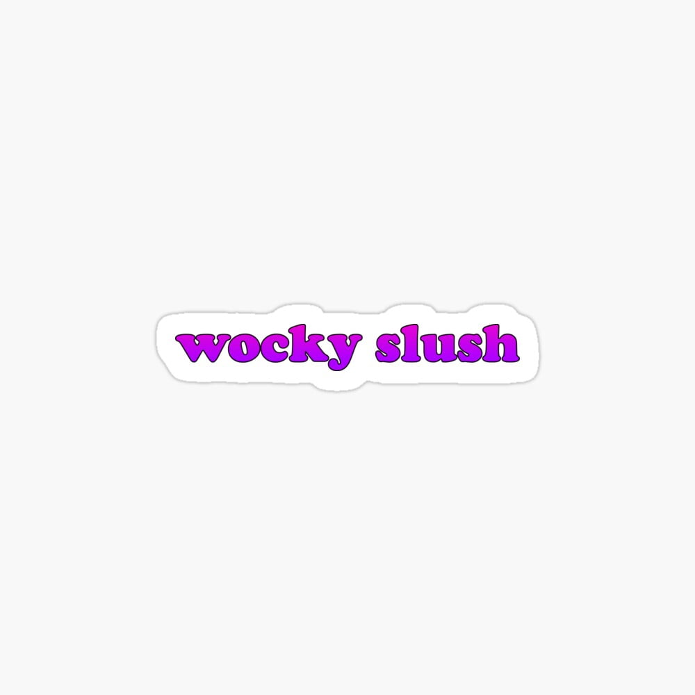 DOPASTICKER Wocky Slush (Cooper Black) Sticker Phone Sticker, Latop ...