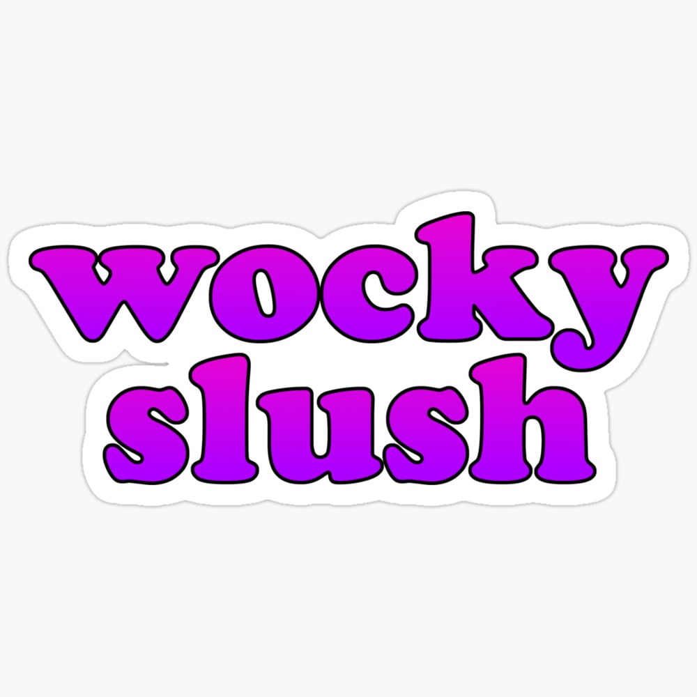 DOPASTICKER Wocky Slush (Cooper Black) Sticker Phone Sticker, Latop ...
