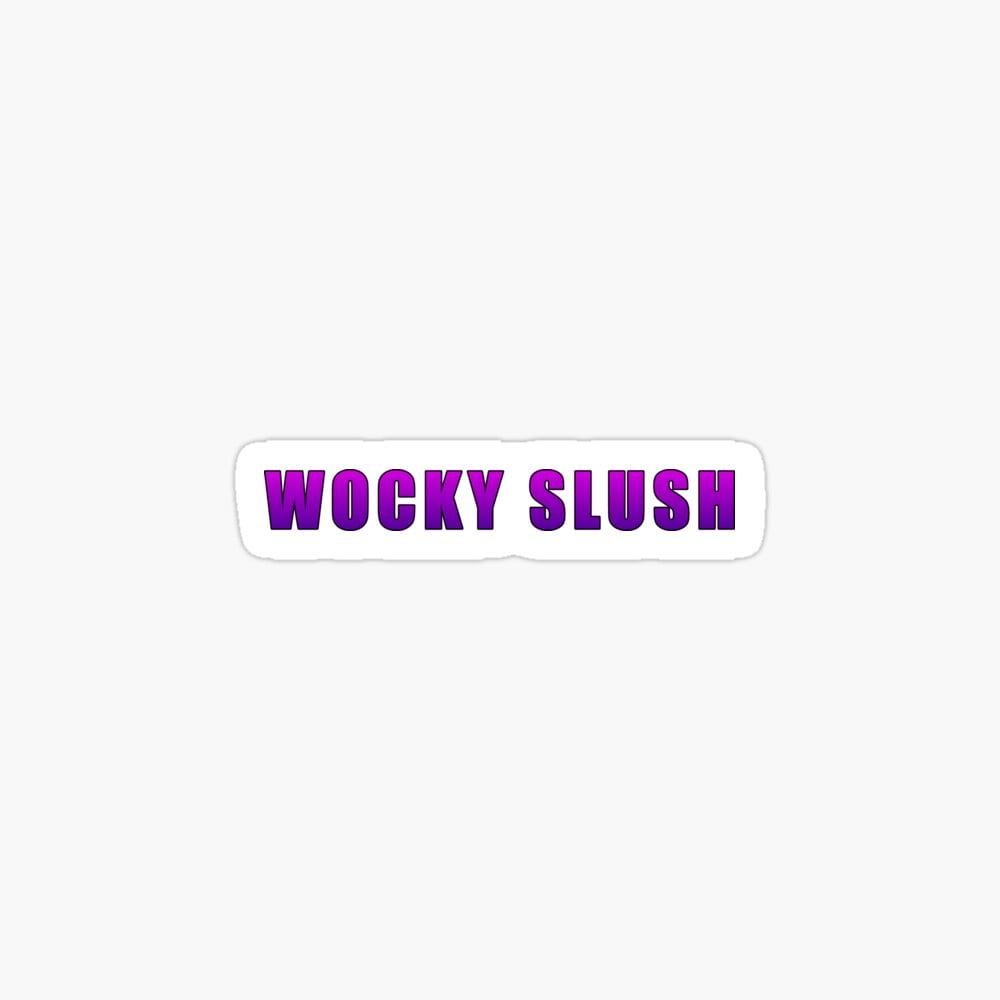 DOPASTICKER Wocky Slush (Impact Font) Sticker Phone Sticker, Latop ...