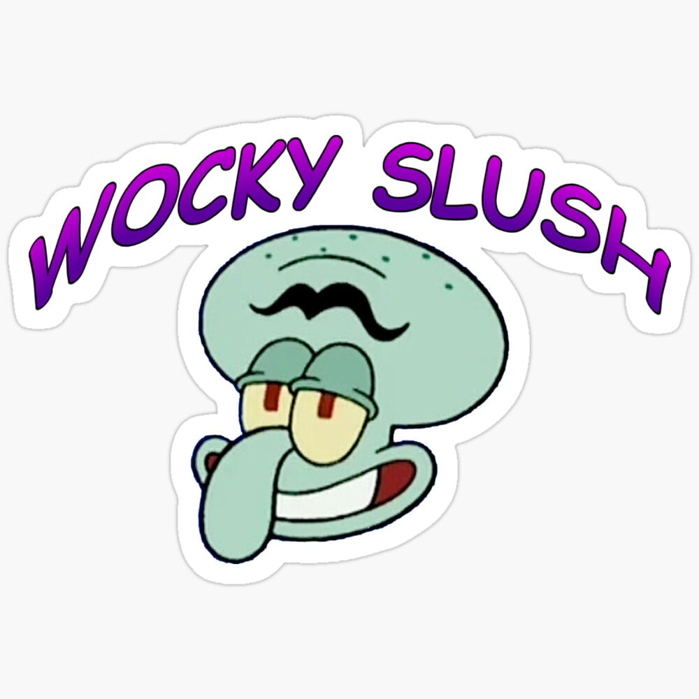 DOPASTICKER Wocky Slush Squilliam Sticker Phone Sticker, Latop Sticker ...