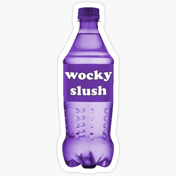 DOPASTICKER Wocky Slush Sticker (Purple) Sticker Phone Sticker, Latop ...
