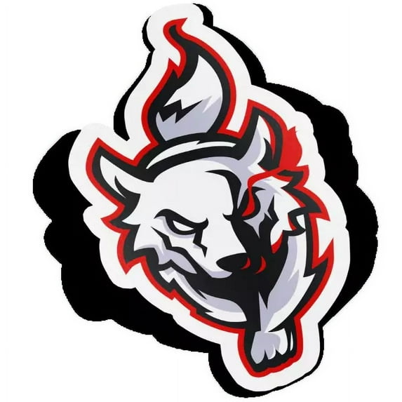 DOPASTICKER Wolf Alpha Animal For Tumblers, Laptops, Bumperperfect Gift ...