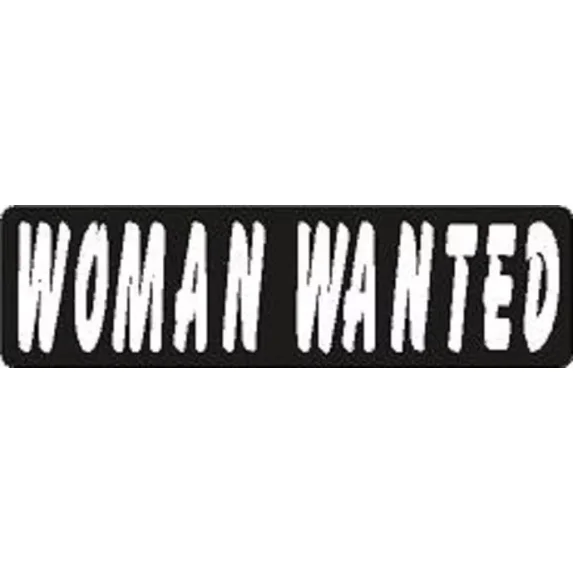 DOPASTICKER Woman Wanted Sticker Hard Hat Sticker Phone Decal Water ...