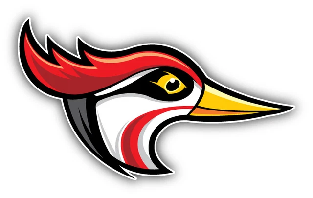 DOPASTICKER Woodpecker Head Mascot Sticker Decal Phone Decal Water ...