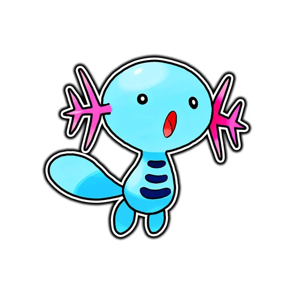DOPASTICKER Wooper Sticker Decal Phone Decal Water Bottle Stickers ...