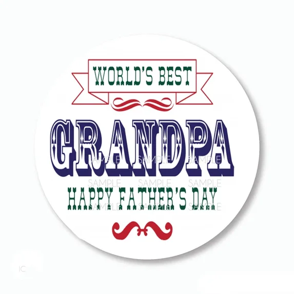 DOPASTICKER World'S Greatest Grandpa Father'S Day Scrapbook Stickers ...