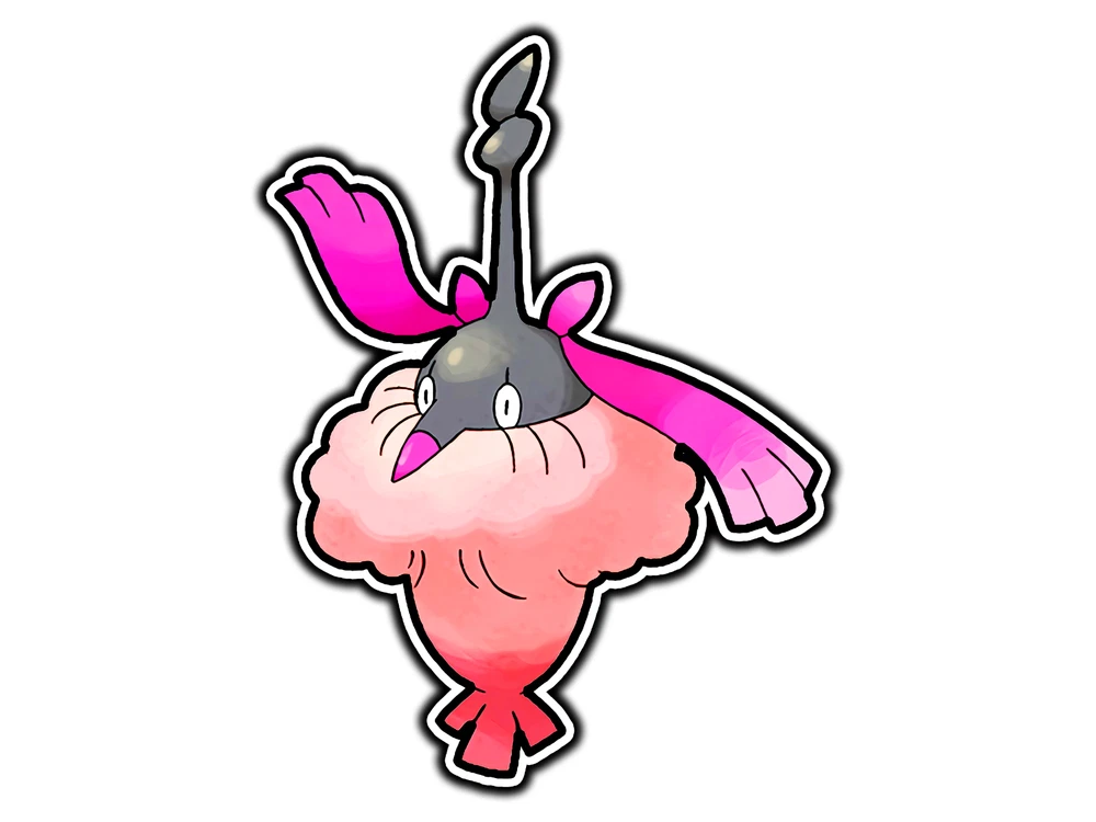 DOPASTICKER Wormadam Trash Cloak Sticker Decal Phone Decal Water Bottle ...