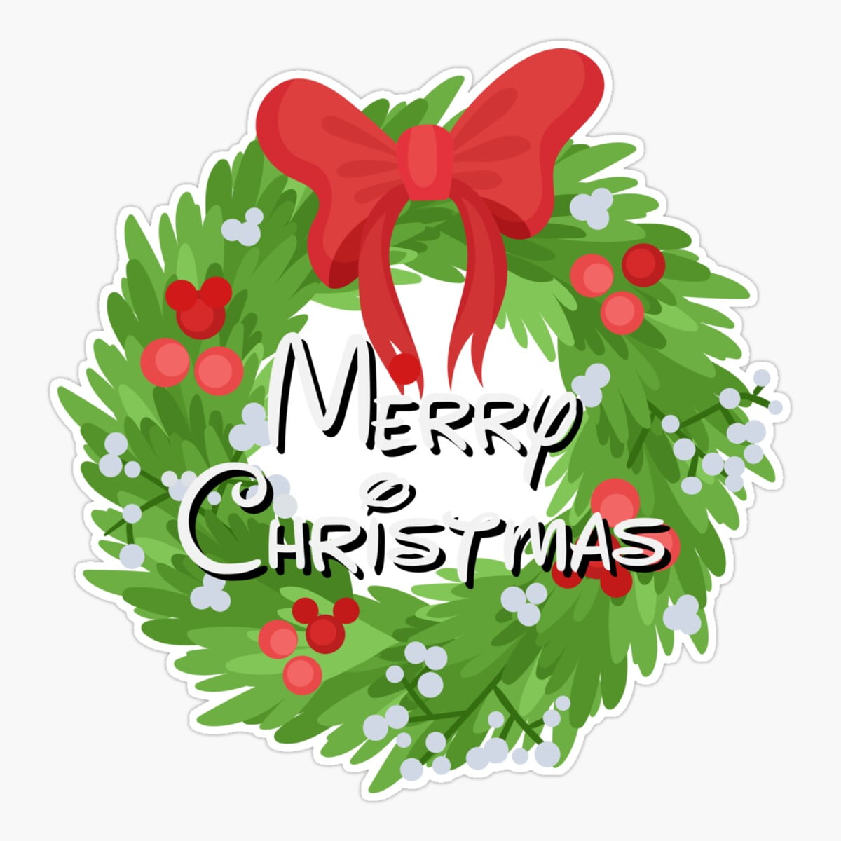 DOPASTICKER Wreath House O Mouse Style Sticker, Phone Sticker Car ...