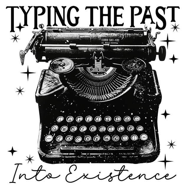 DOPASTICKER Writer Sticker Typing The Past Night Sorrow Pain Tortured ...