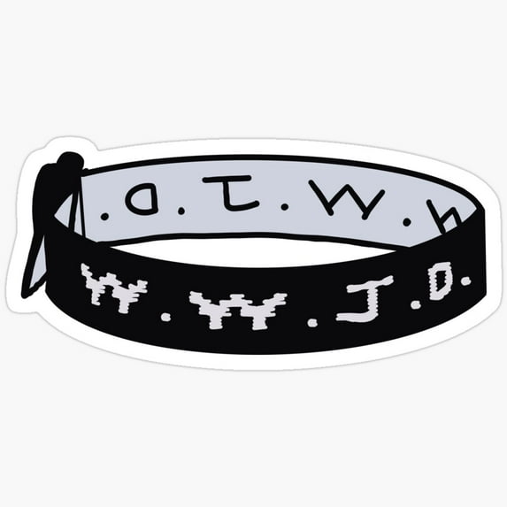 DOPASTICKER Wwjd Bracelet - Perfect Birthday Gift Everyone Phone Decal ...