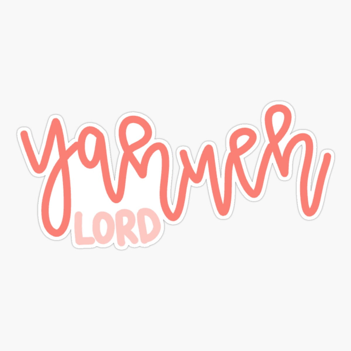 DOPASTICKER Yahweh Sticker, Phone Sticker Water Bottle Sticker Car ...