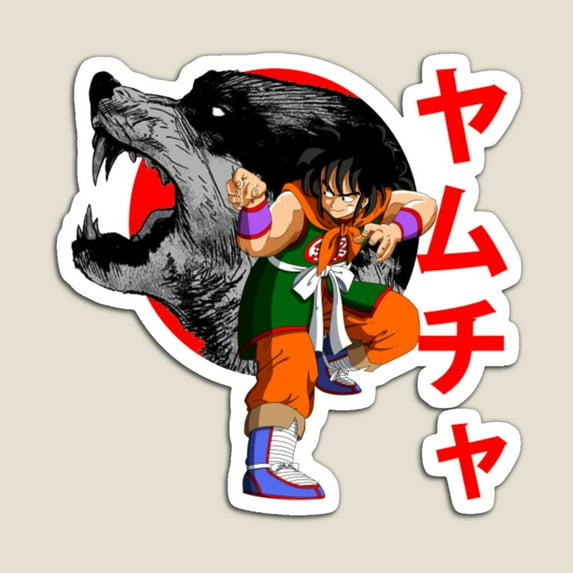 DOPASTICKER Yamcha Retro Fighting Decorative Laptop, Phone Stickers ...
