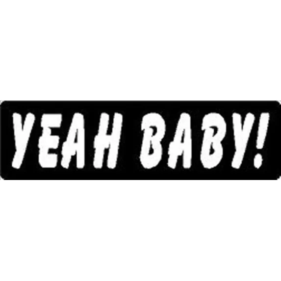 DOPASTICKER Yeah Baby ! Sticker Phone Decal Water Bottle Stickers, Cars ...