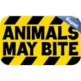 DOPASTICKER Yellow And Black Striped Animals May Bite Sticker Phone ...