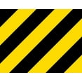 DOPASTICKER Yellow And Black Warning Stickerheet Caution Sticker Phone ...