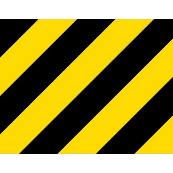 DOPASTICKER Yellow And Black Warning Stickerheet Caution Sticker Phone ...