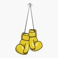 DOPASTICKER Yellow Boxing Gloves Sticker, Phone Sticker Car Stickers ...