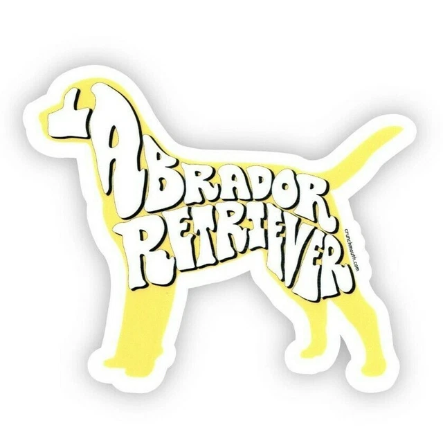 DOPASTICKER Yellow Labrador Retriever Lab I Love My Pet Dog Decal ...