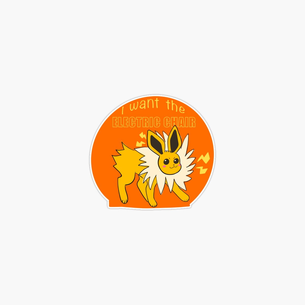 DOPASTICKER Yellow Pup Sticker, Phone Sticker Water Bottle Sticker Car ...