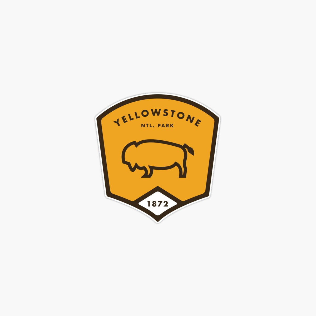 DOPASTICKER Yellowstone National Park Sticker Phone Sticker, Latop ...