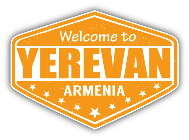 DOPASTICKER Yerevan City Armenia Grunge Travel Stamp Sticker Decal ...