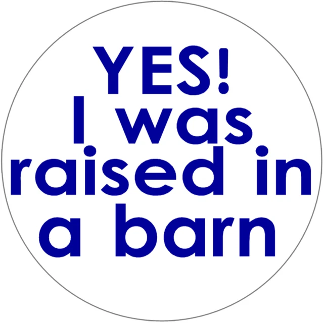 DOPASTICKER Yes I Was Raised In A Barn Sticker, Farm Farming Farmer ...