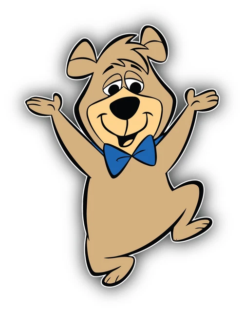 DOPASTICKER Yogi Bear Cartoon Boo Boo Sticker Decal Phone Decal Water ...