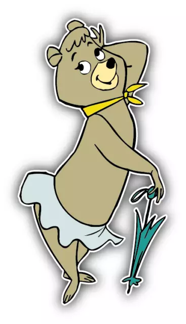 DOPASTICKER Yogi Bear Cindy Cartoon Car Sticker Decal Phone Decal Water ...