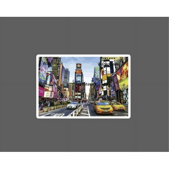 DOPASTICKER York Traffic Sticker City Sticker Phone Sticker, Latop ...