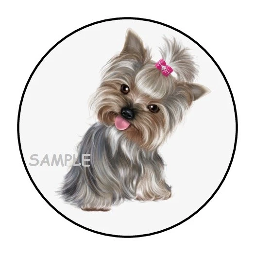 DOPASTICKER Yorkie Stickers Puppy Yorkies Cute Phone Decal Water Bottle ...