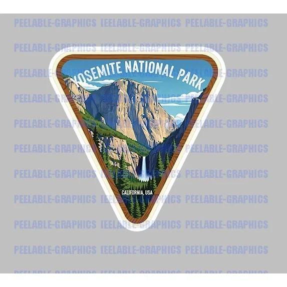 DOPASTICKER Yosemite National Park Sticker Phone Sticker, Latop Sticker ...