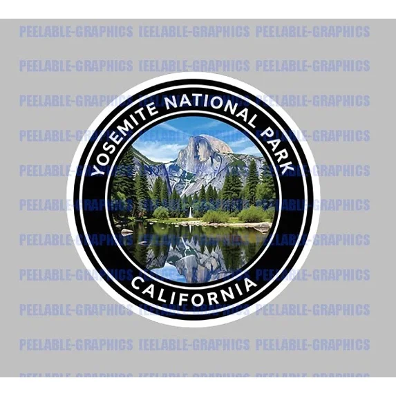 DOPASTICKER Yosemite National Park Sticker Phone Sticker, Latop Sticker ...