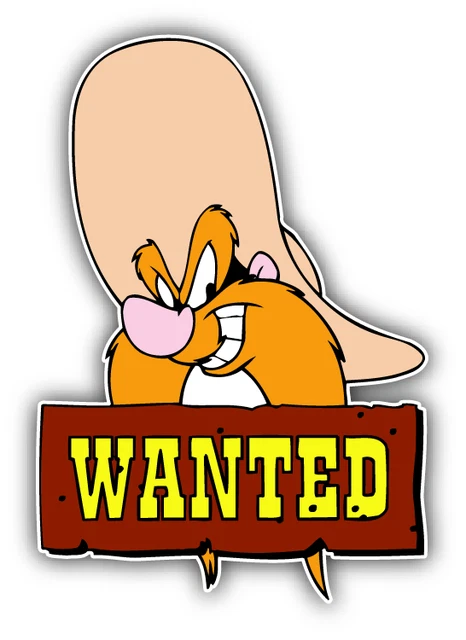 DOPASTICKER Yosemite Wanted Cartoon Car Sticker Decal Phone Decal Water ...