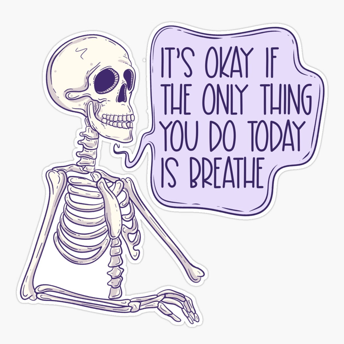 DOPASTICKER You Are Okay! Sticker, Phone Sticker Water Bottle Sticker ...