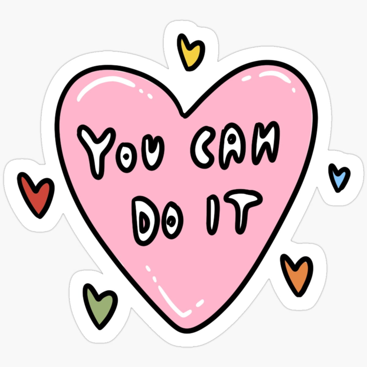 DOPASTICKER You Can Do It Sticker, Best Birthday Gifts Phone Sticker ...