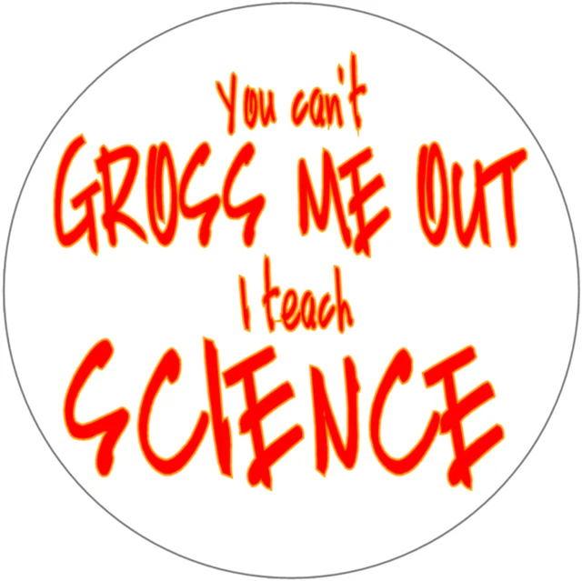 DOPASTICKER You Can'T Gross Me Out I Teach Science Phone Decal Water ...