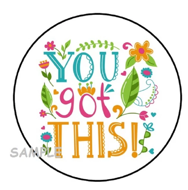 DOPASTICKER You Got This Stickers Inspirational Floral Phone Decal ...