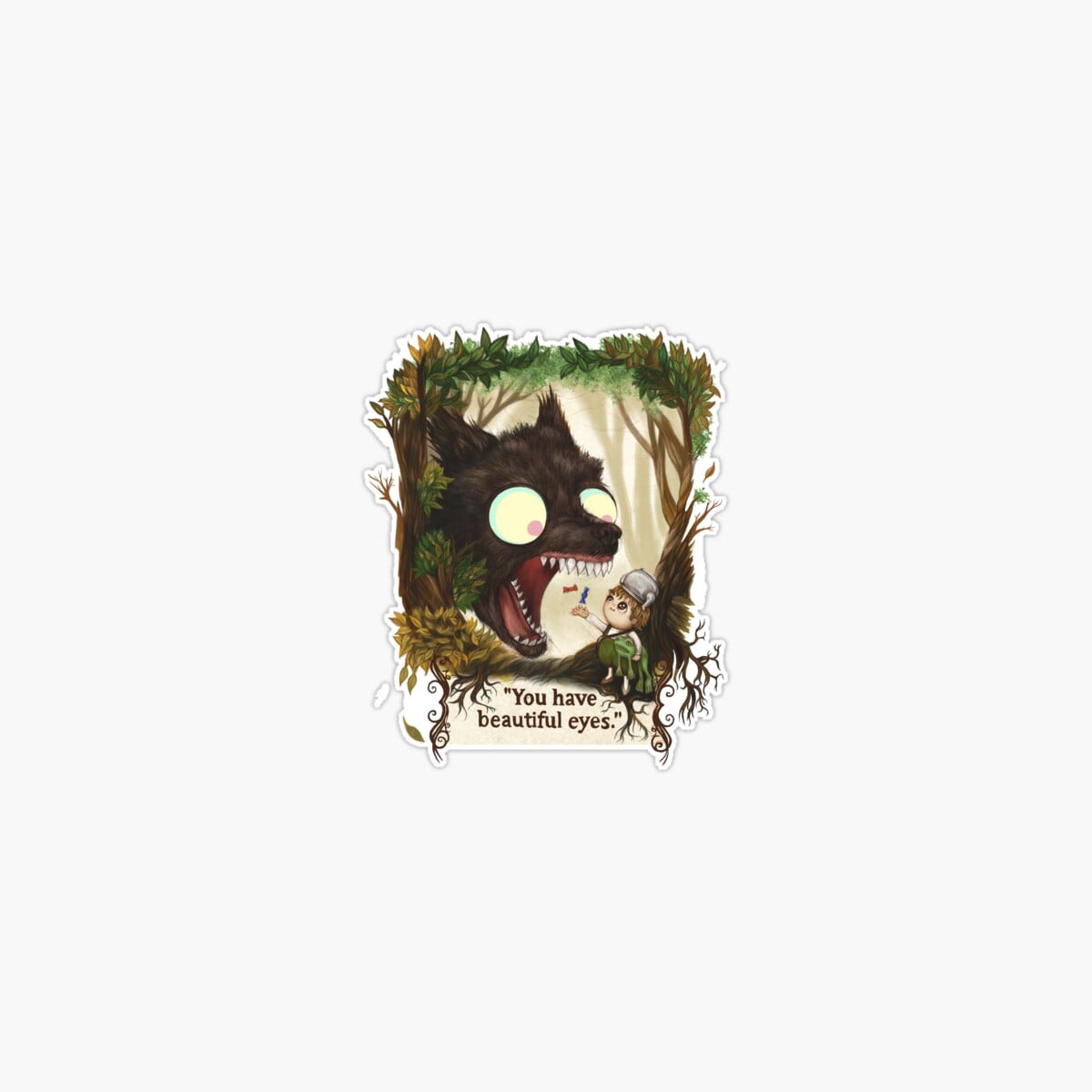 DOPASTICKER You Have Beautiful Eyes - Over The Garden Wall Sticker ...