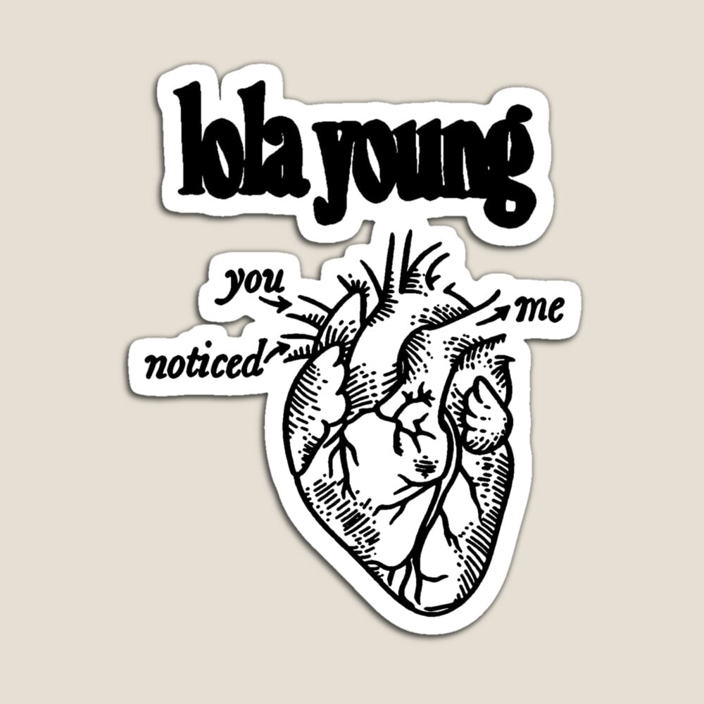 DOPASTICKER You Noticed Me In Heart Sticker, Phone Sticker, Latop ...