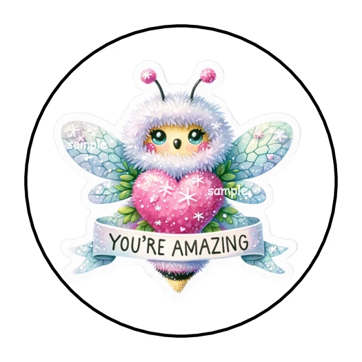 DOPASTICKER You'Re Amazing Bumble Bee Stickers Cute Phone Decal Water ...