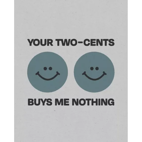 DOPASTICKER Your Two Cents Sticker No One Asked You Attitude Phone ...