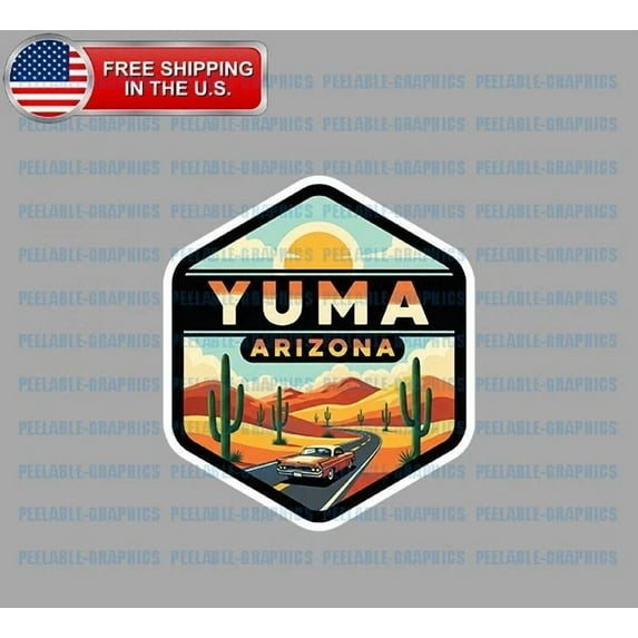 DOPASTICKER Yuma Arizona Az Sticker Toolbox Sticker Phone Sticker ...